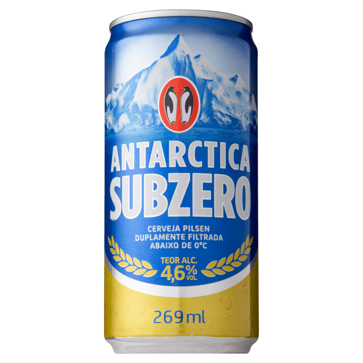 Cerveja Antarctica Pilsen Subzero 269ml Lata