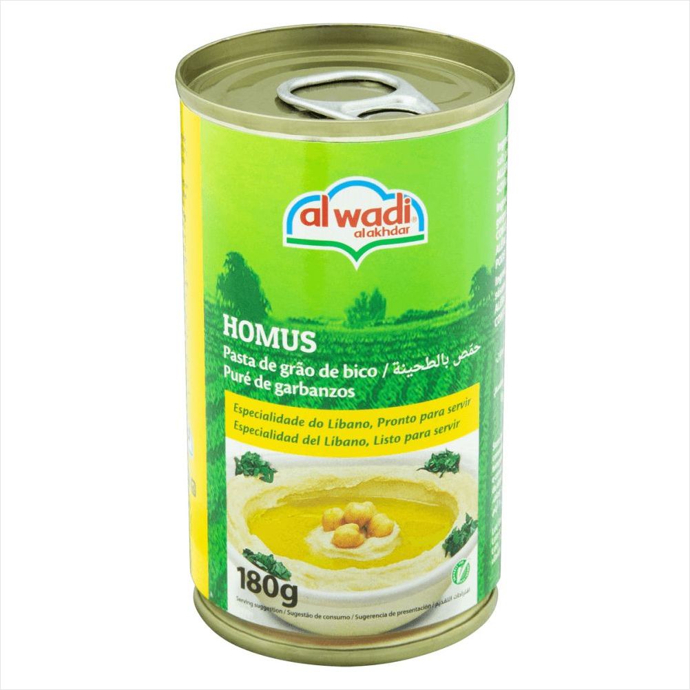 Pasta Homus Grão de Bico Al Wadi Al Akhdar 180g