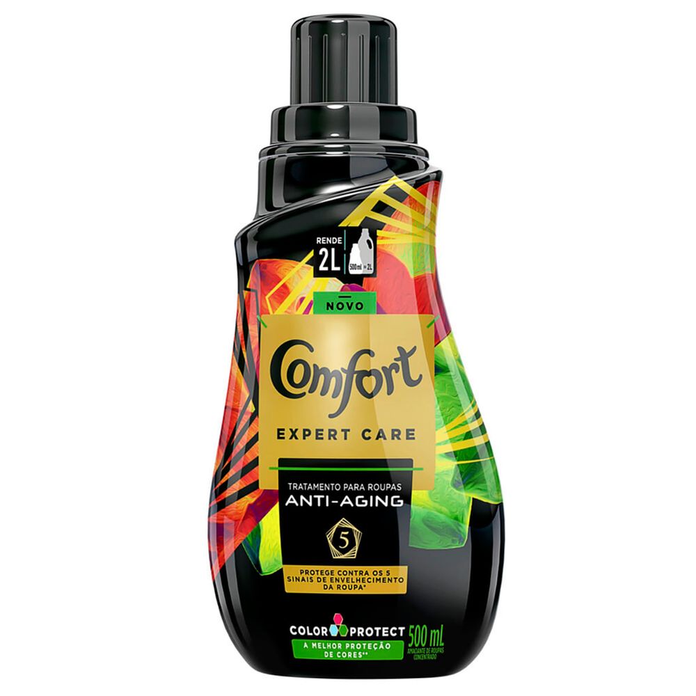 Amaciante de Roupa Concentrado Color Protect Comfort Expert Care Frasco ...